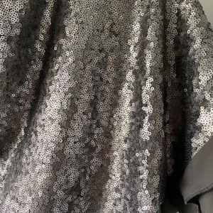 H by Halston | Tops | Halston Sequin Blouse Boxy Top That Hides Bumps ...